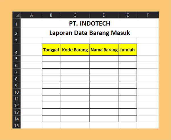 √ Cara Membuat Database Barang Untuk Penjualan di Excel √ Cara Membuat Database Barang Untuk Penjualan di Excel